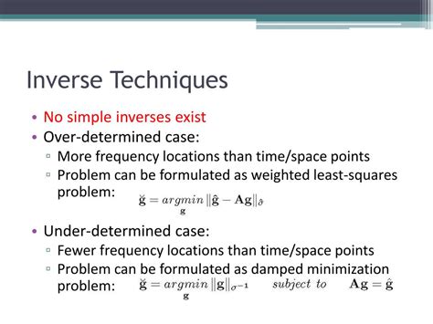 Ppt The Non Uniform Fast Fourier Transform Powerpoint Presentation