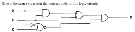 Solved Give A Boolean Expression That Corresponds To This