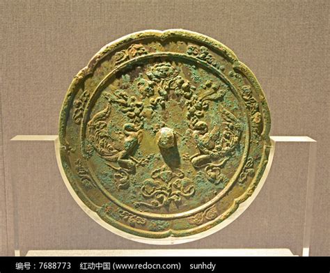 鸾凤衔绶镜 铜镜雕饰高清图片下载 红动中国