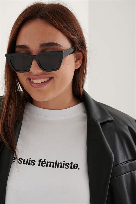 Basic Squared Sunglasses Black Na Kd