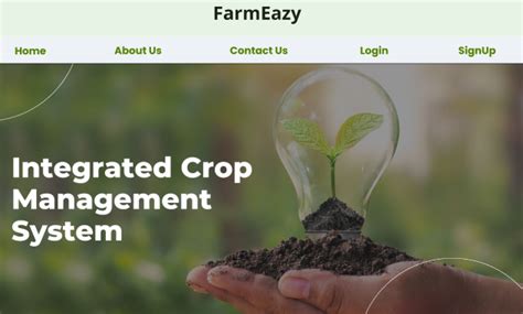 Integrated Crop Management System Figma
