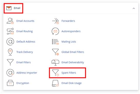 Activate Spam Filter In CPanel KemuHost