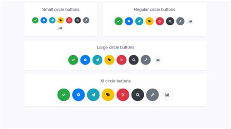 Bootstrap Circle Button