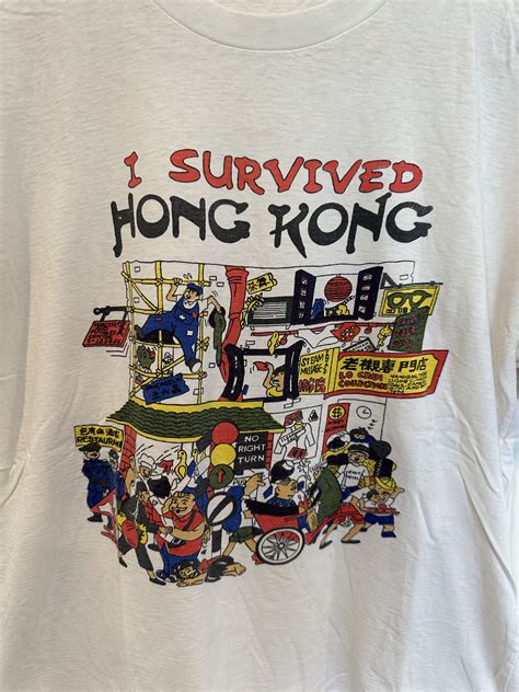Vintage Vintage I Survived Hong Kong Tourist T Shirt Grailed