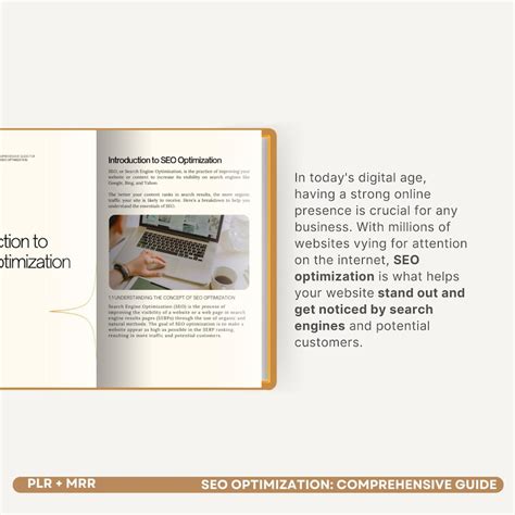 Comprehensive Seo Optimization Guide Editable Template With Mrr Plr Learn Keyword Research