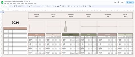 Ultimate Annual Budget Spreadsheet In Google Sheets Simplify Your