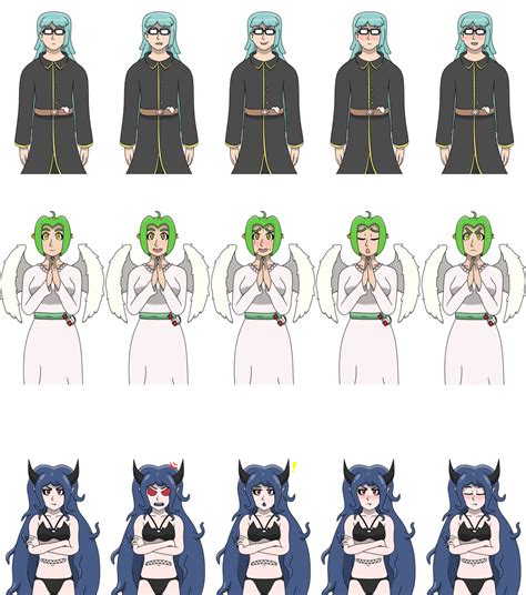 Monster Girl Game Characters By Halftimeguy On Deviantart