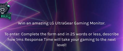 Lg Australia Competition Win Of Lg Ultragear Gaming Monitors Worth Each