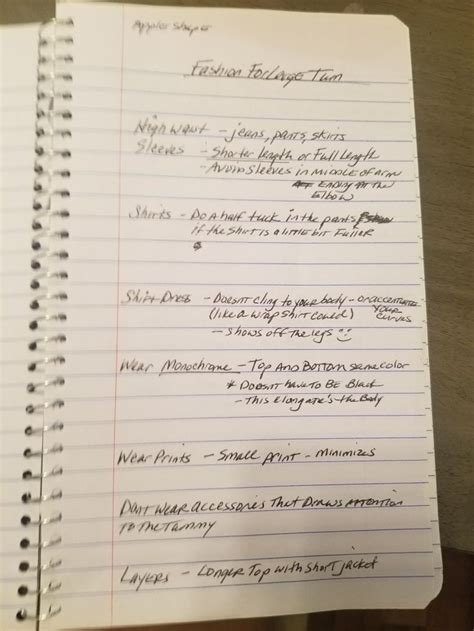 Music Theory Notes In A Notebook