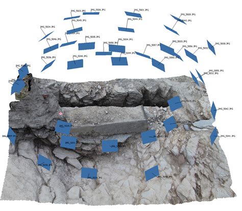 Sfm Methodology Camera Positions Are In Blue Download Scientific Diagram