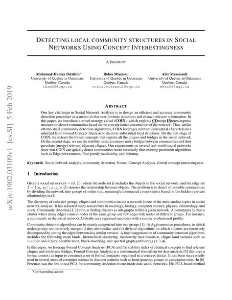 Pdf Detecting Local Community Structures In Social Networks Using