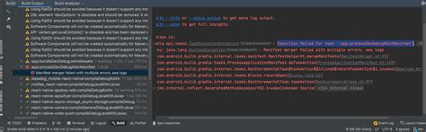 Execution Failed For Task App Processdevdebugmainmanifest Issue