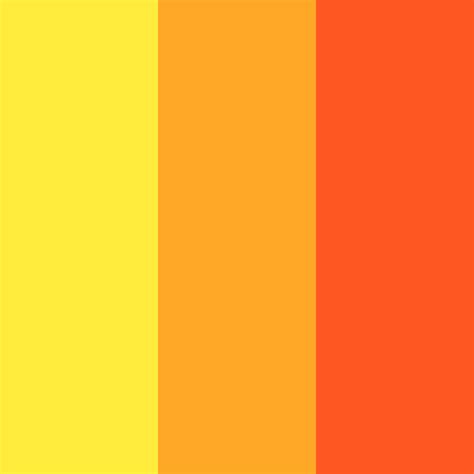 Yellow Sunset Color Palette Colordrop
