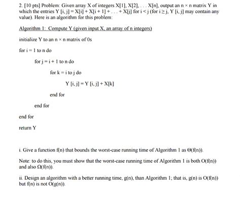 solved given array x of integers x[1] x[2] x[n] output