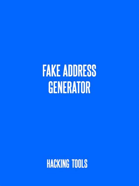 Fake Zip Code Address APK Download Free Tools APP For Android APKPure Com