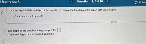 [answered] 3 Homework K Question 17 3 3 20 Use The Implicit Kunduz