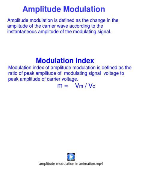 Amplitude Modulation Pdf Amplifier Telecommunications Engineering