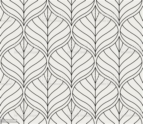 기하학적 잎 벡터 완벽 한 패턴입니다 추상적인 벡터 텍스처입니다 잎 배경입니다 꽃 식물에 대한 스톡 벡터 아트 및 기타 이미지