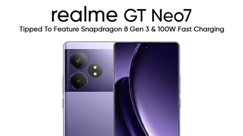Realme Gt Neo Tipped As A Pure Flagship Device With Snapdragon Series Chip Whatmobile News