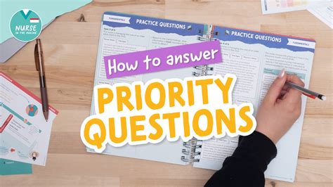How To Answer Priority Questions Nurseinthemaking