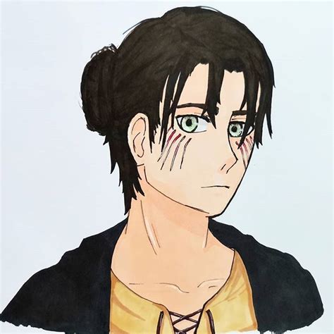 Ich Art в Instagram Эрен Йегер Eren Yeager Attack On Titan Как я рисовала Эрена Йегера из