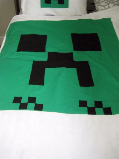 Minecraft Handmade Creeper Bed Set Single Bedding Game Duvet Cover Single In Baildon West
