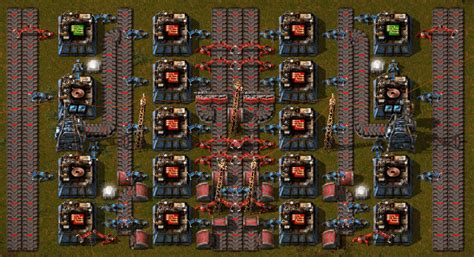 Updated My Red Circuit Design R Factorio