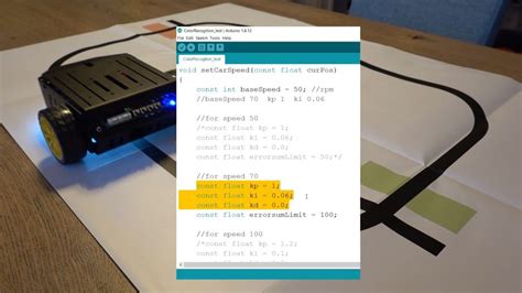 line tracking kp ki values uptimefab