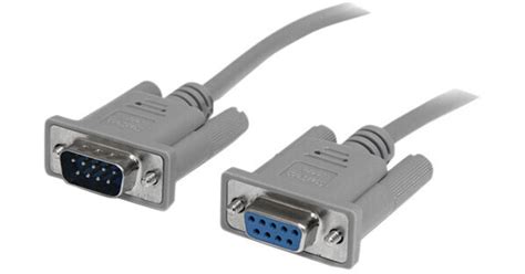 StarTech 10 DB9 RS232 Serial Female To Male Null Modem SCNM9FM