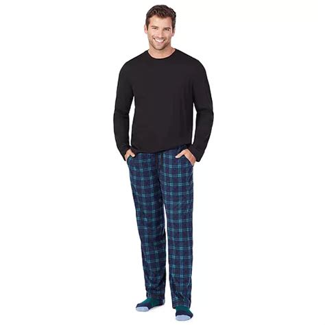 Mens Cuddl Duds Classic Pajama Set