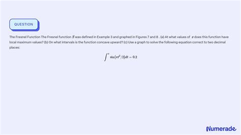 solved the fresnel function the fresnel function s was defined in