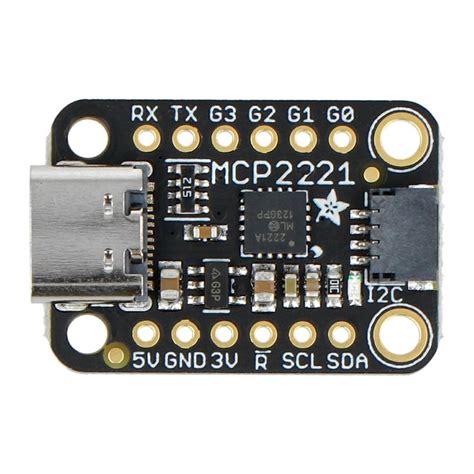 mcp2221a usb zu gpio adc i2c konverter stemma qt qwiic