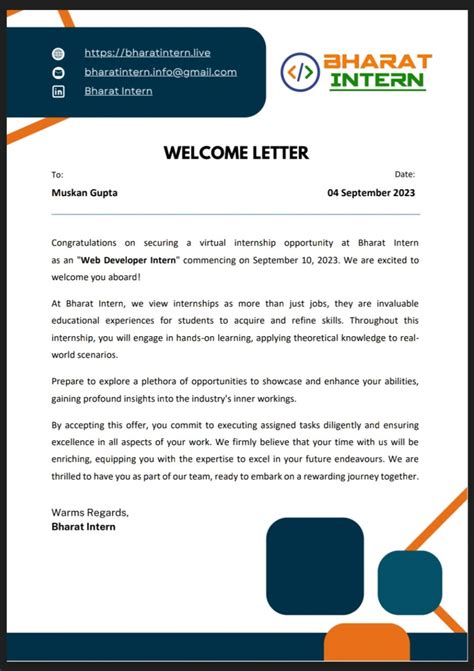 Bharat Webdevloper Muskan Gupta