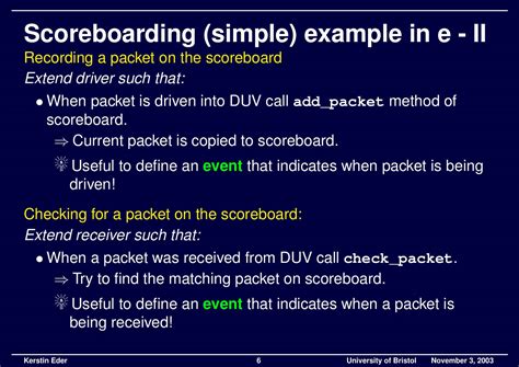 High Level Simulation Based Verification