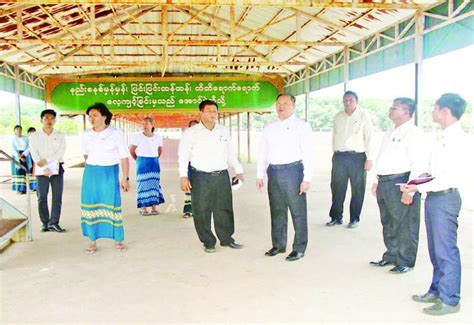 ဒုတိယဝန်ကြီး ဦးရင်မောင်ညွန့် အမှတ် ၁ သံမဏိစက်ရုံ မြင်းခြံ ကြည့်ရှုစစ်ဆေး Ministry Of