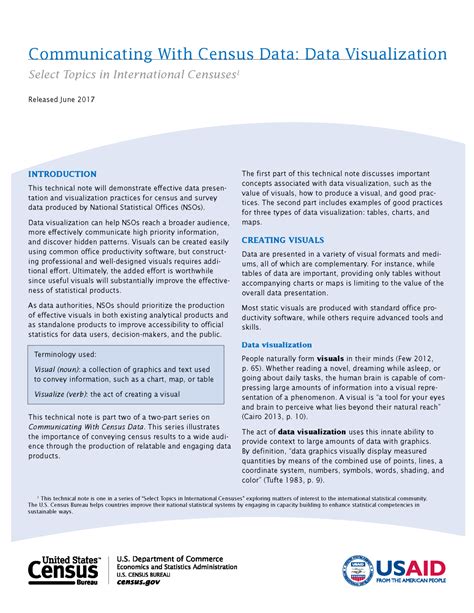 Communicating With Census Data Data Visualization