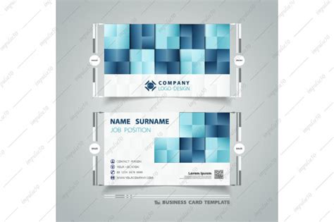 Abstract Square Blue Colours Pattern Graphic By Impulse50 Creative Fabrica