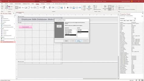 Add A Macro To A Button In Access Instructions And Video Lesson