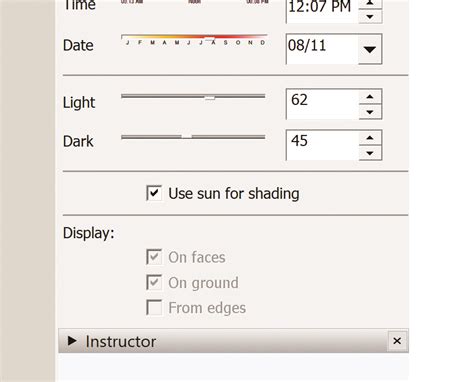 Can T Turn Shadows For Ground Or Faces SketchUp SketchUp Community
