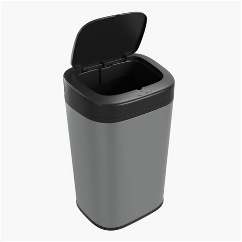 Automatic Sensor Trash Can Open 3d Model Download Appliances On