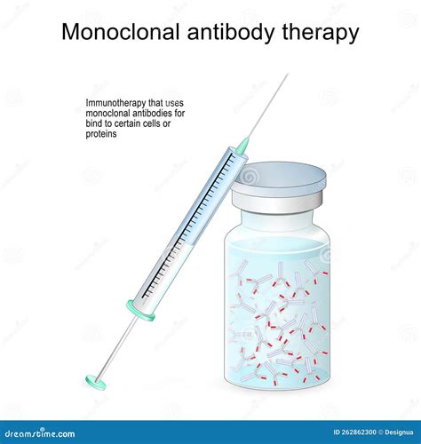 Monoclonal Antibody Therapy Immunotherapy That Uses Antibodies Vector
