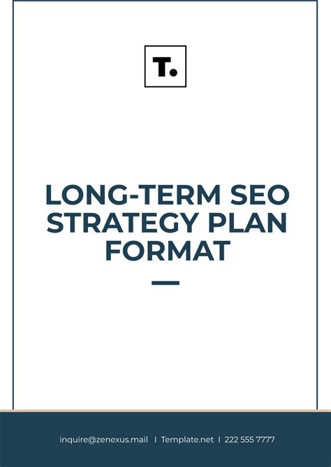 Free Seo Strategy Plan Layout Template To Edit Online