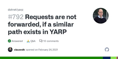 Requests Are Not Forwarded If A Similar Path Exists In Yarp Dotnet Yarp Discussion
