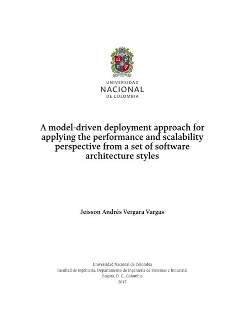 A Model Driven Deployment Approach For Applying The Performance And