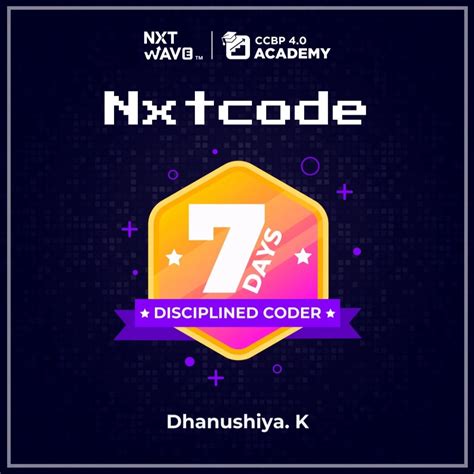 21daysofcoding Disciplinedcoder Html Css Nxtcode Nxtwave