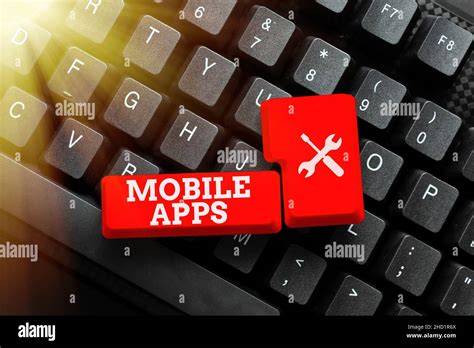 Inspiration Showing Sign Mobile Apps Business Concept A Software