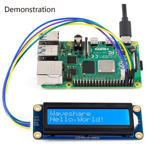 Waveshare Lcd1602 I2c Module For Arduinoraspberry Pi