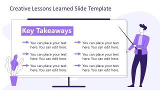 Creative Lessons Learned PowerPoint Template Google Slides