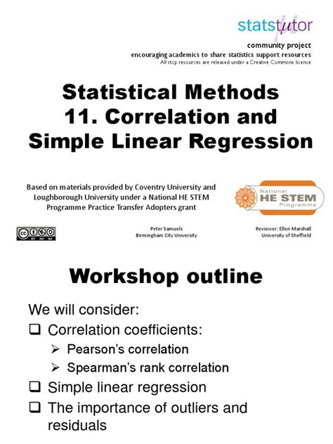 Simple Linear Regression Pdf Correlation And Dependence Regression Analysis