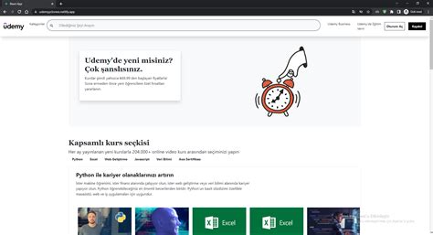 Github Emreuxudemy Clone Reactjs Udemy Clone Uygulaması